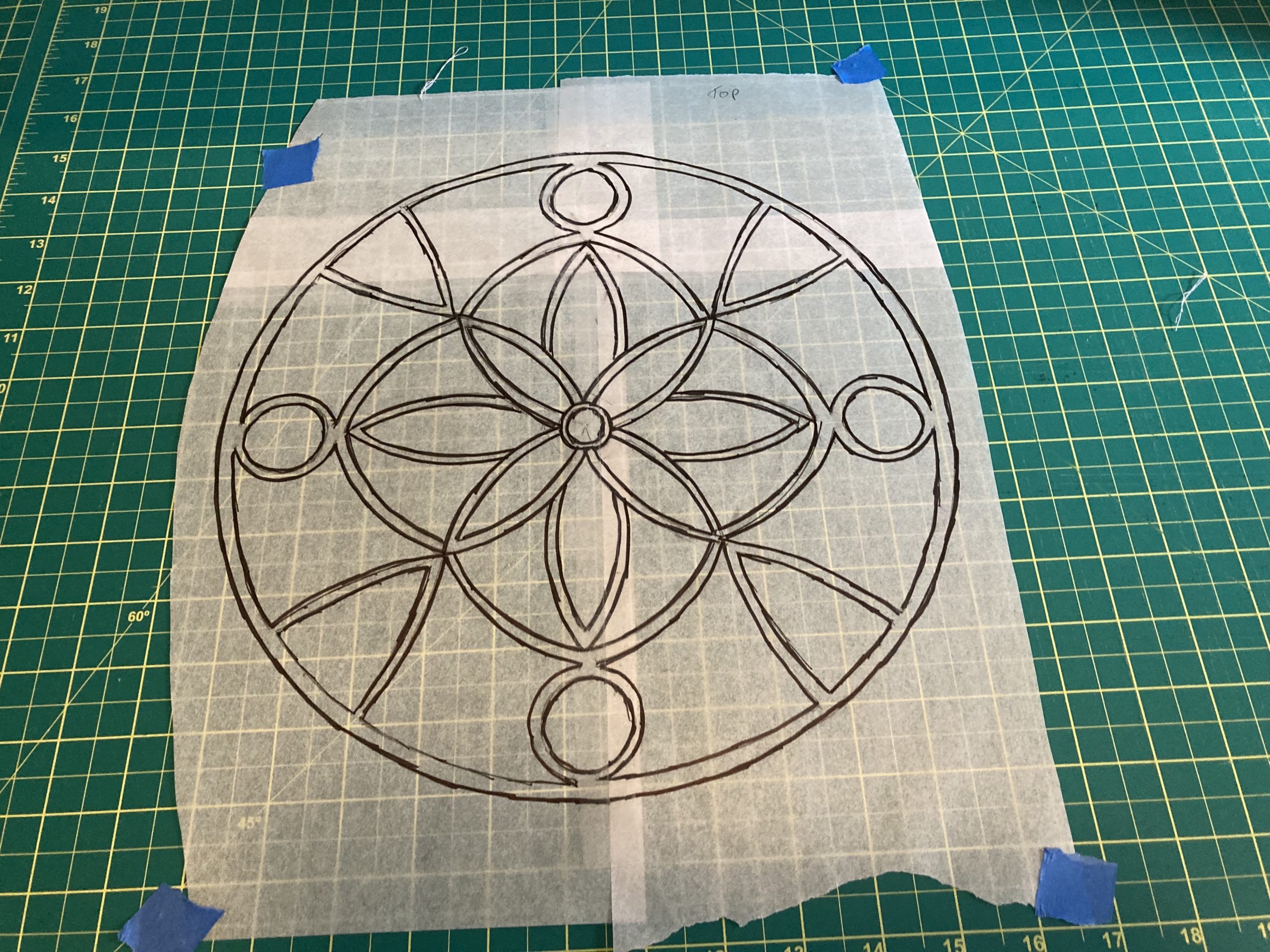 My Tablecloth Project: The Medallion, Part 2 - MyCreativeQuilts